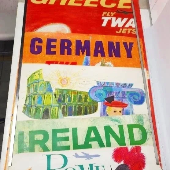 Discover Hidden Treasures: Vintage TWA Travel Posters Take Flight at ...