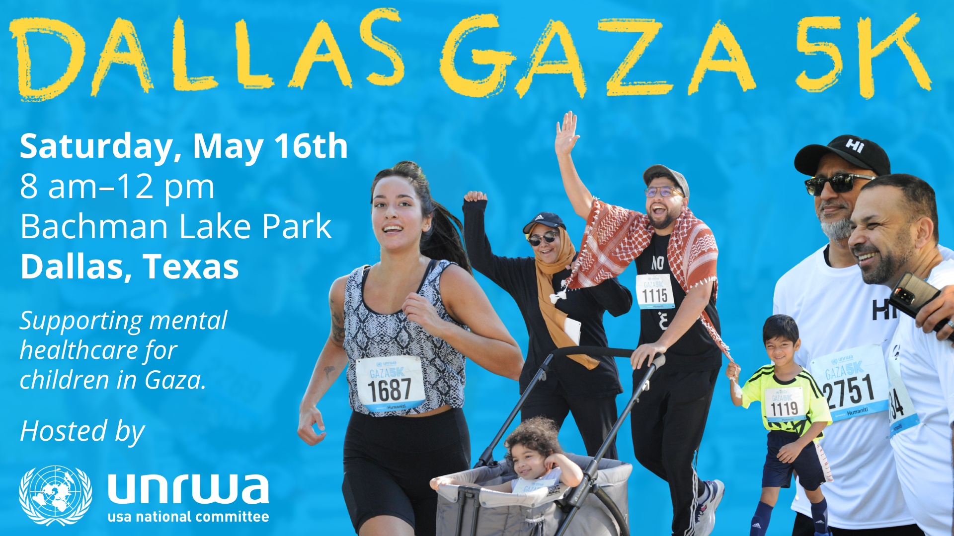 Dallas Gaza 5K — UNRWA USA: Showing Palestine refugees that Americans care