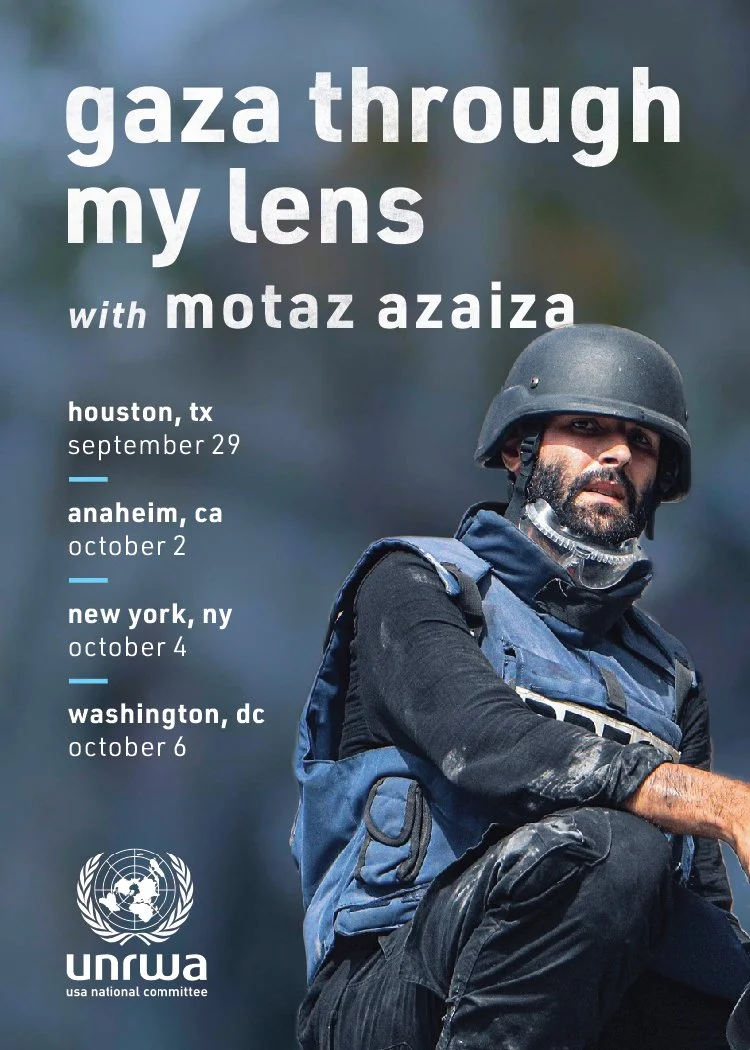 Gaza Through My Lens speaking tour with Motaz Azaiza — UNRWA USA ...