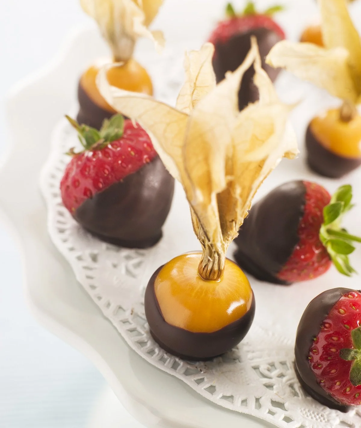 Chocolate Dipped Fruit with Goldenberry Farms is always a good idea ...