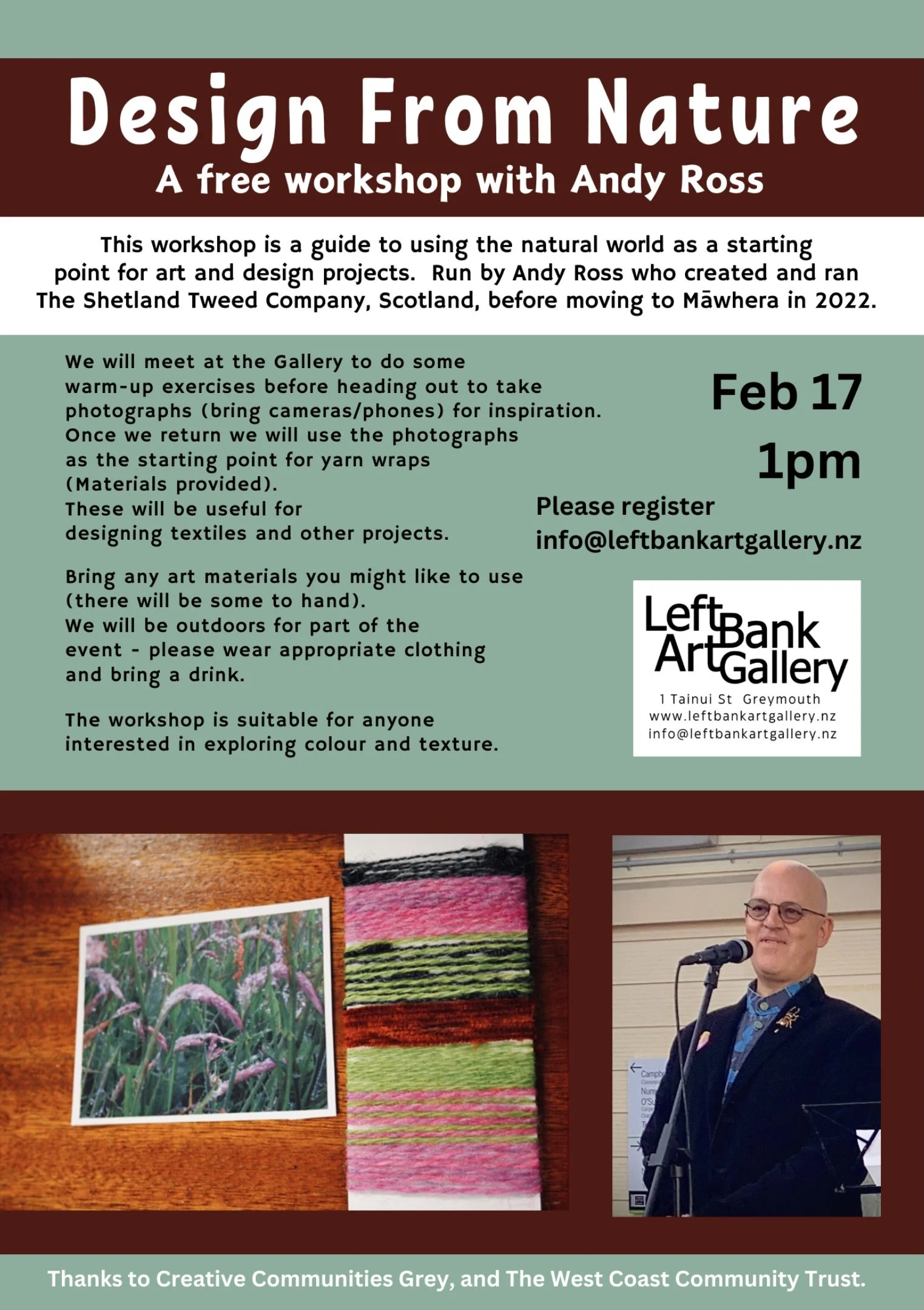 Workshops & Events — Left Bank Art Gallery