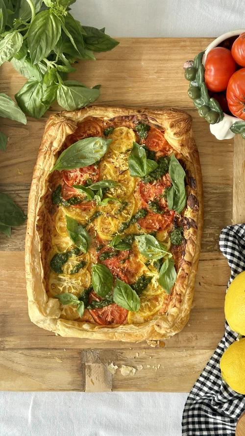 Baked ricotta and tomato tart. — The Cordony Kitchen — Amanda Cordony