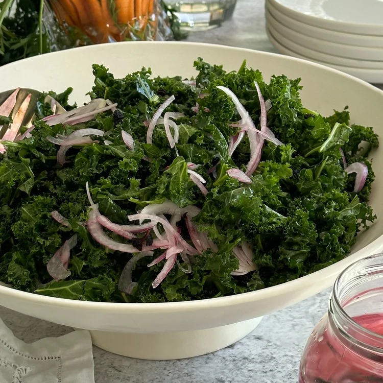 Kale with pickled onion and currants. — The Cordony Kitchen — Amanda ...