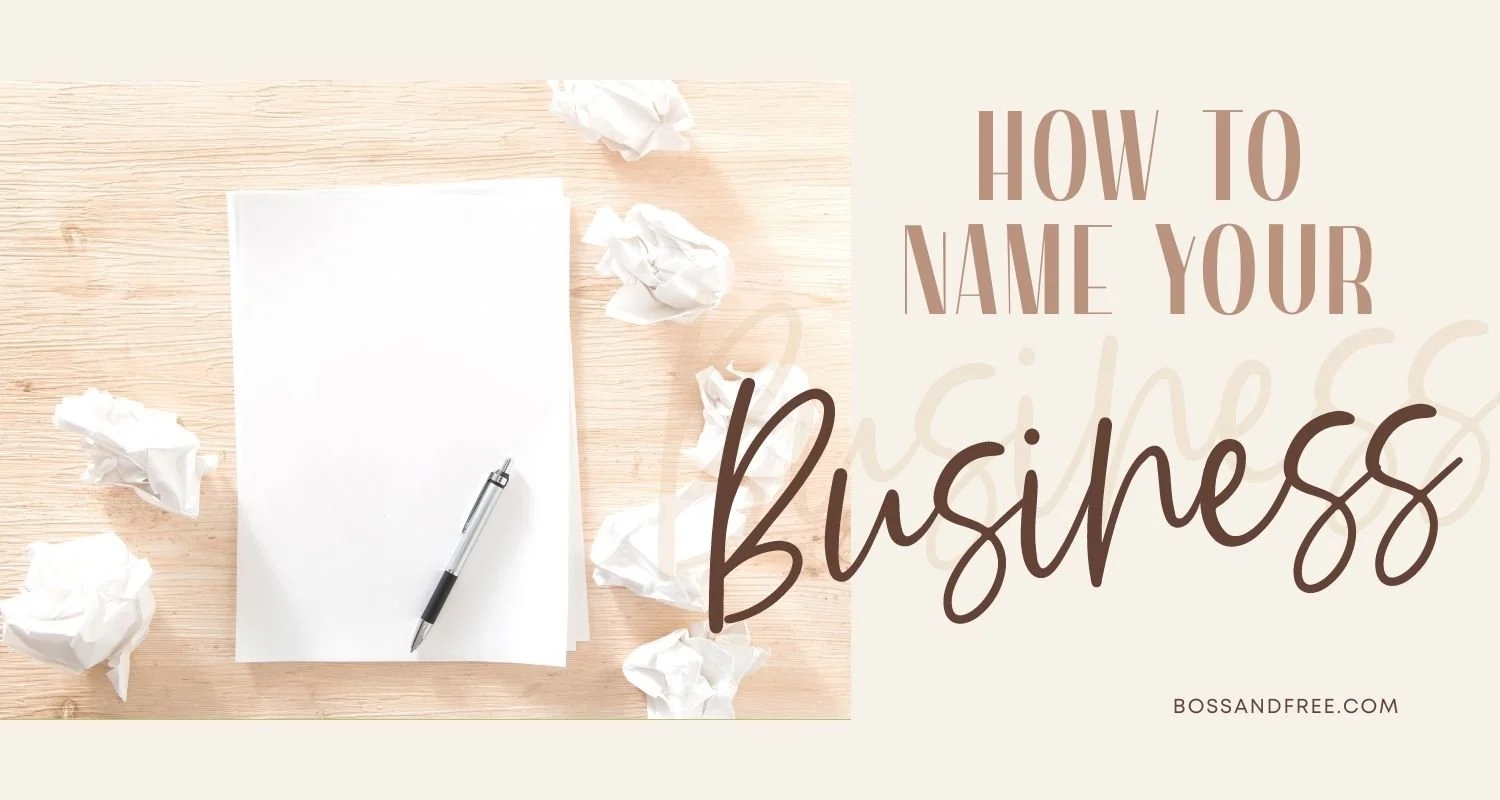 How to name your small business — Boss and Free
