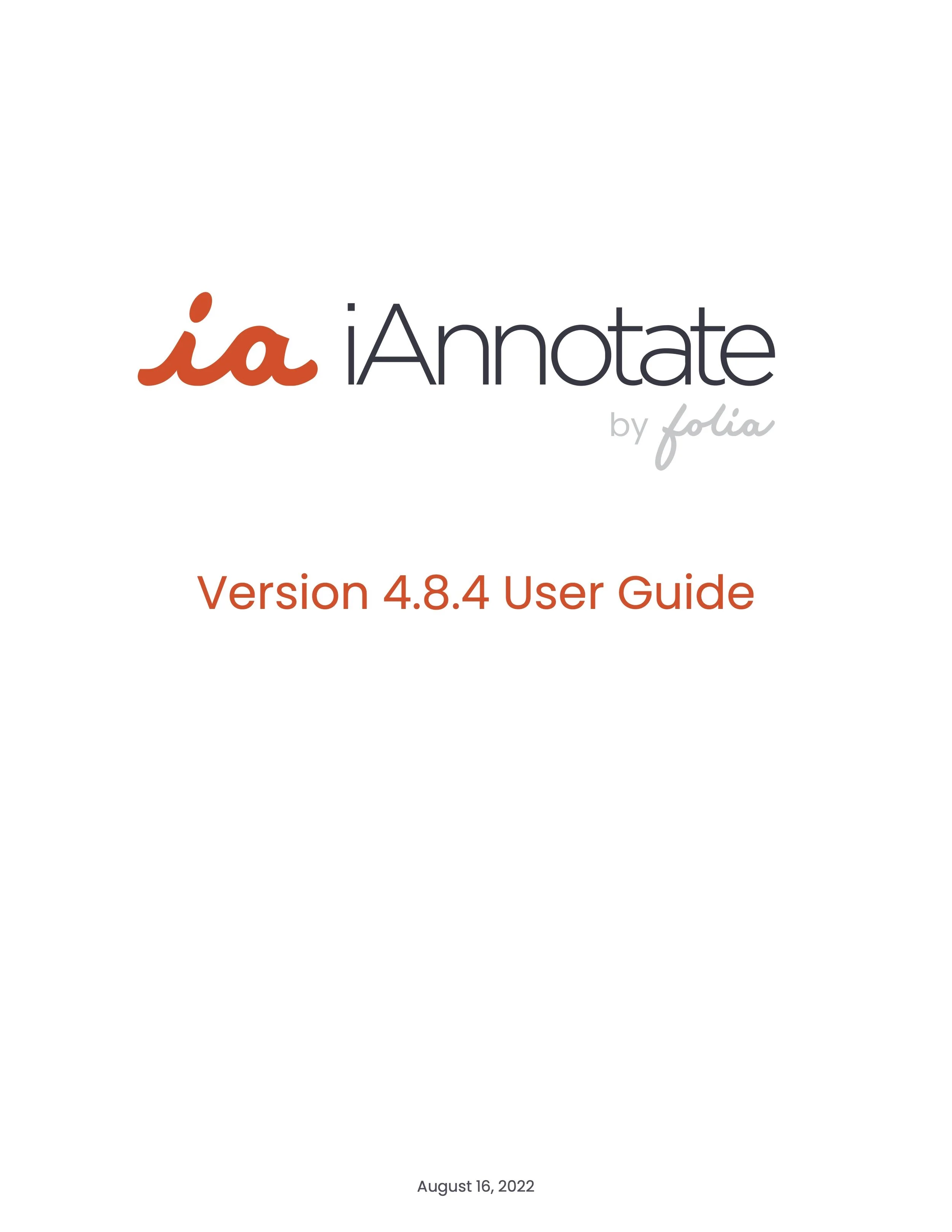 iAnnotate Features — Folia