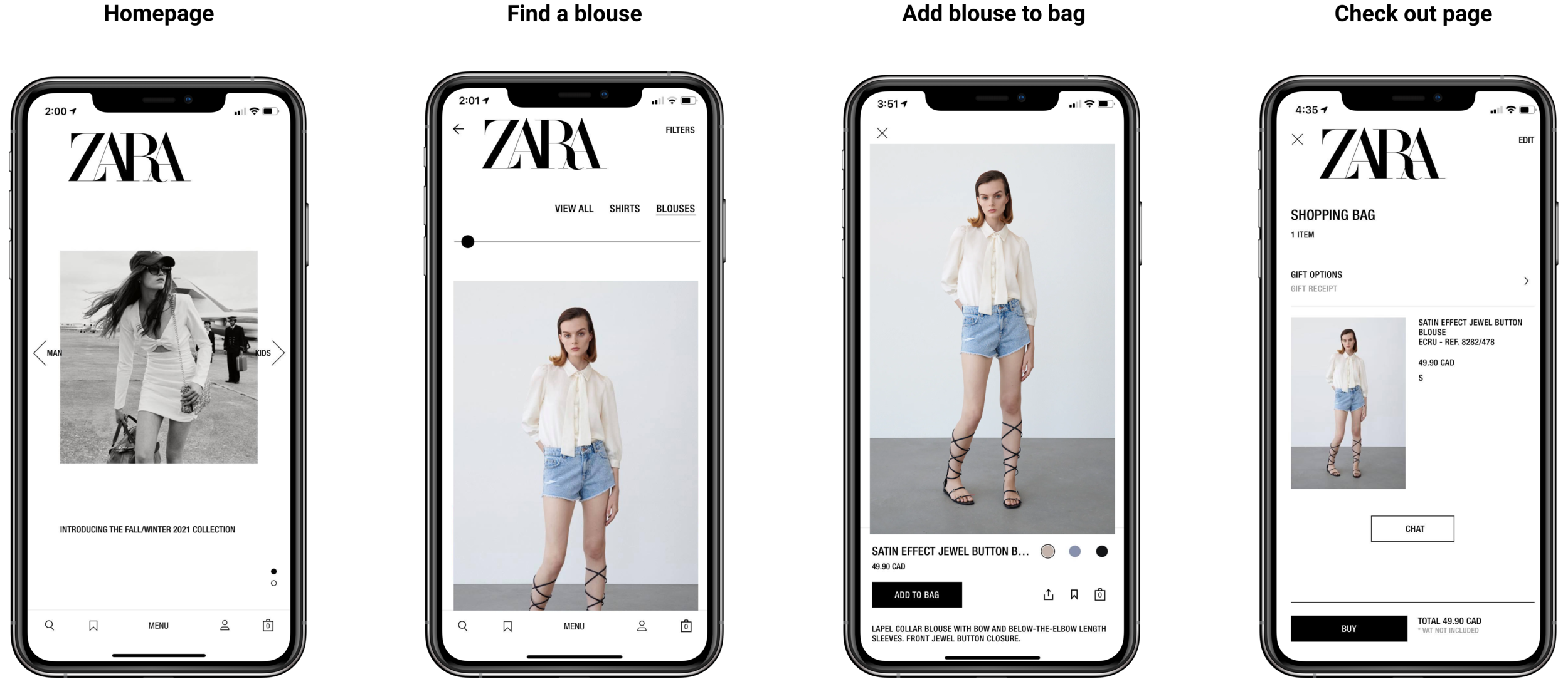Zara Redesign — CHRISTINE HWANG