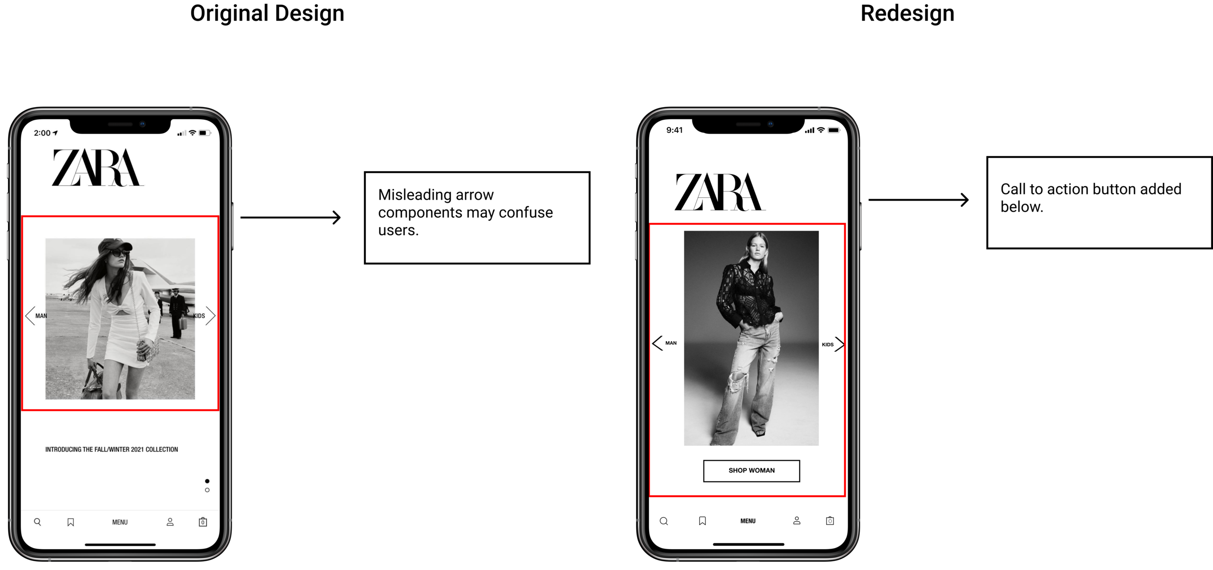 Zara Redesign — CHRISTINE HWANG