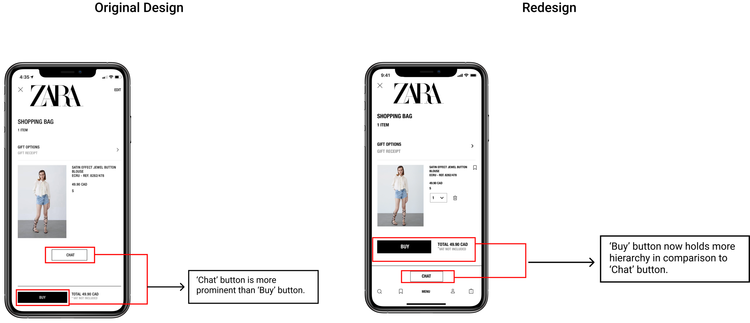 Zara Redesign — CHRISTINE HWANG
