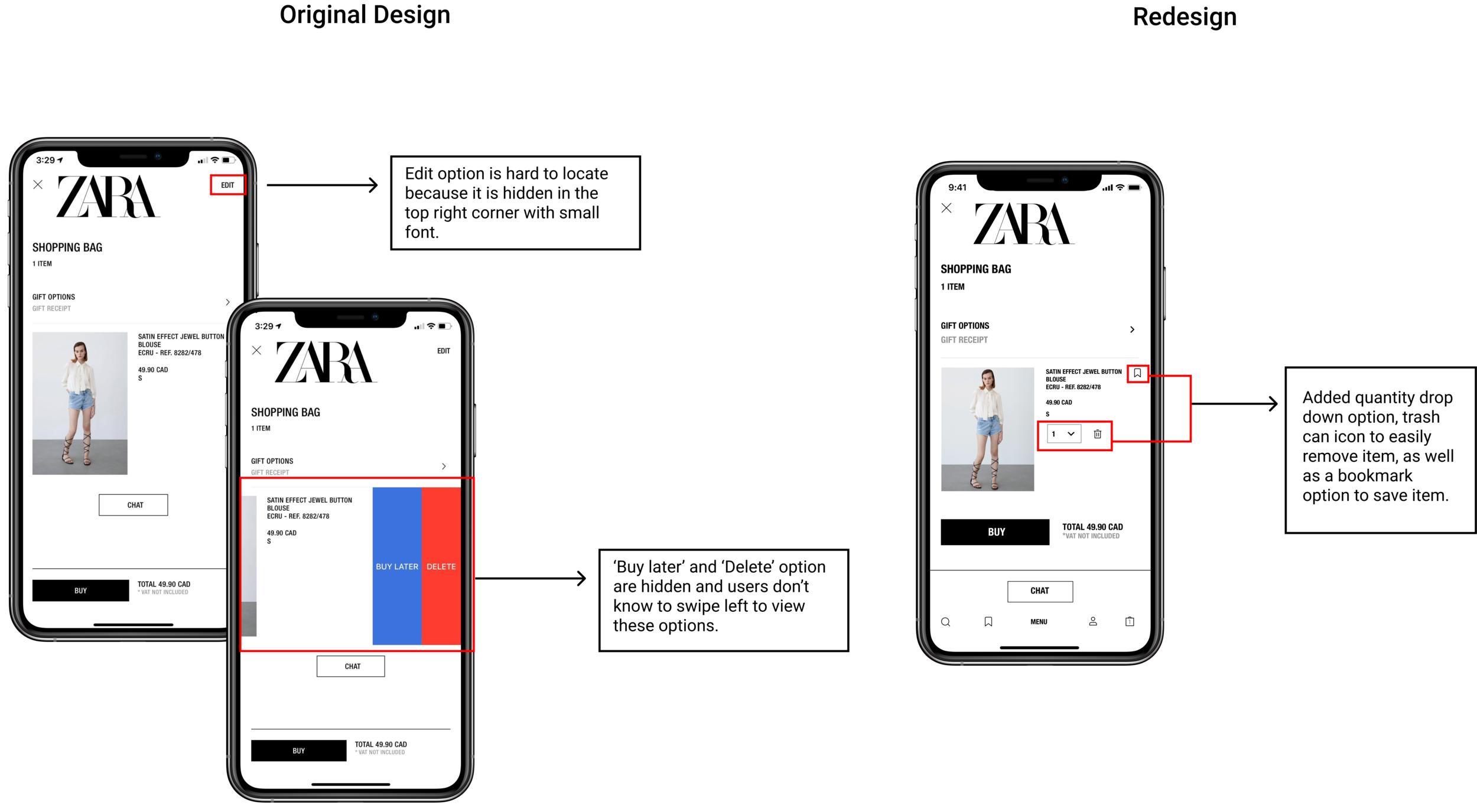 Zara Redesign — CHRISTINE HWANG