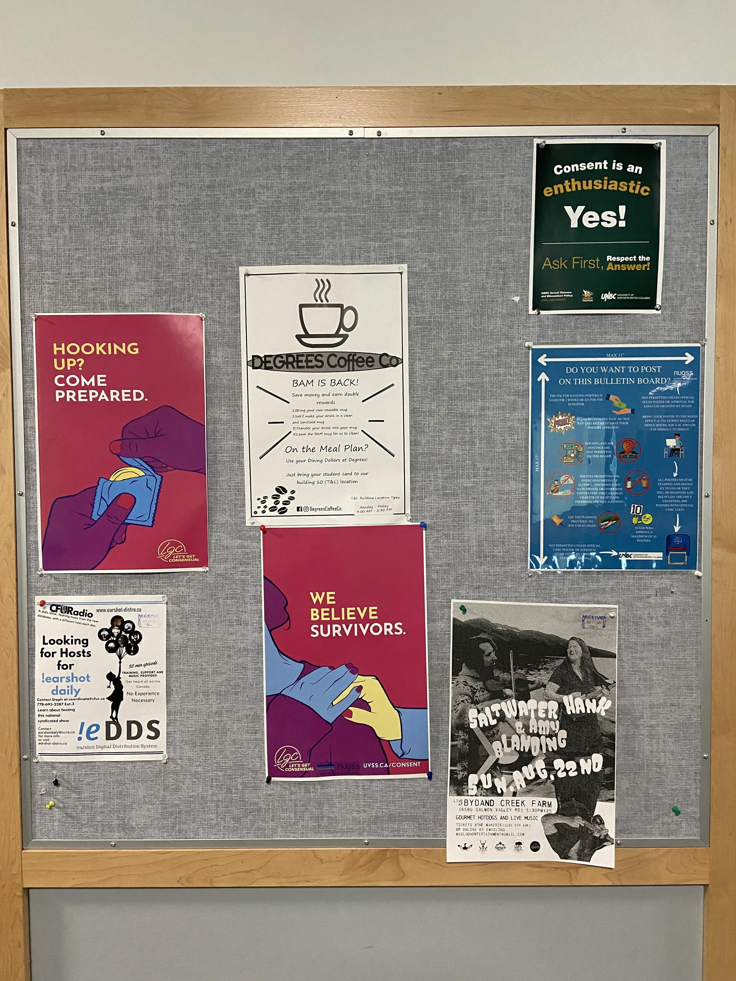 Bulletin Boards and Lockers — NUGSS