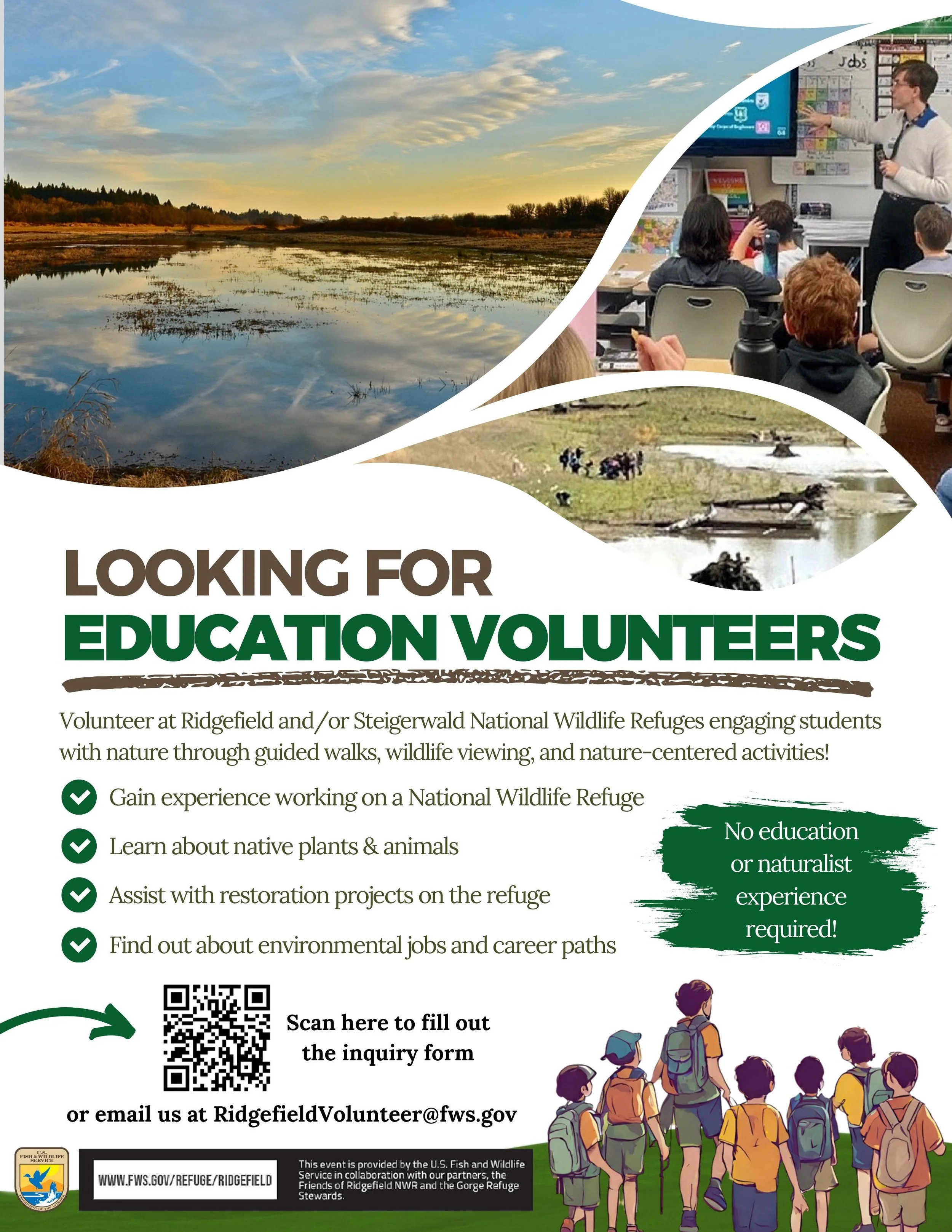 Ridgefield National Wildlife Refuge Complex seeking volunteers to help ...