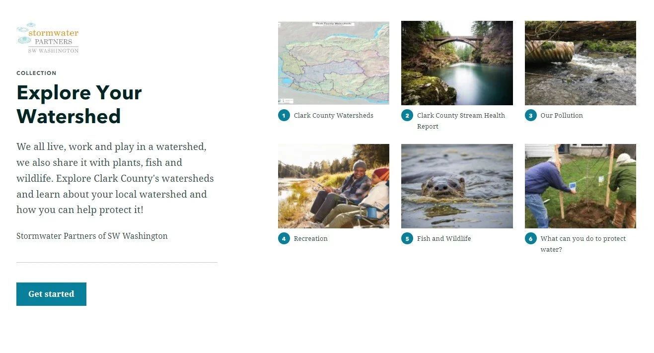 Explore Your Watershed storymap has a new look! — Lower Columbia Nature ...