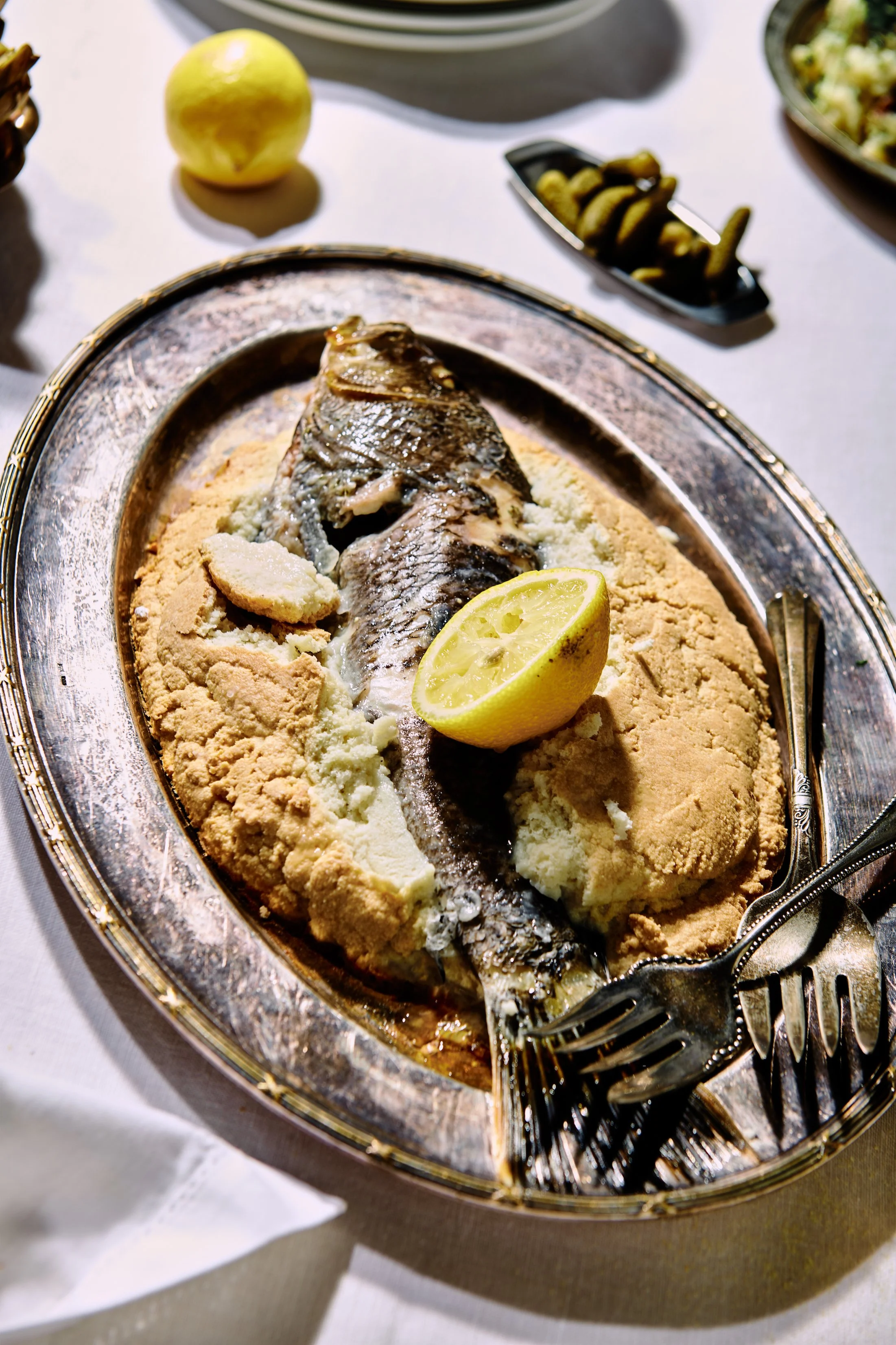 Salt Baked Sea Bass | Paris Dining Club — Paris Dining Club