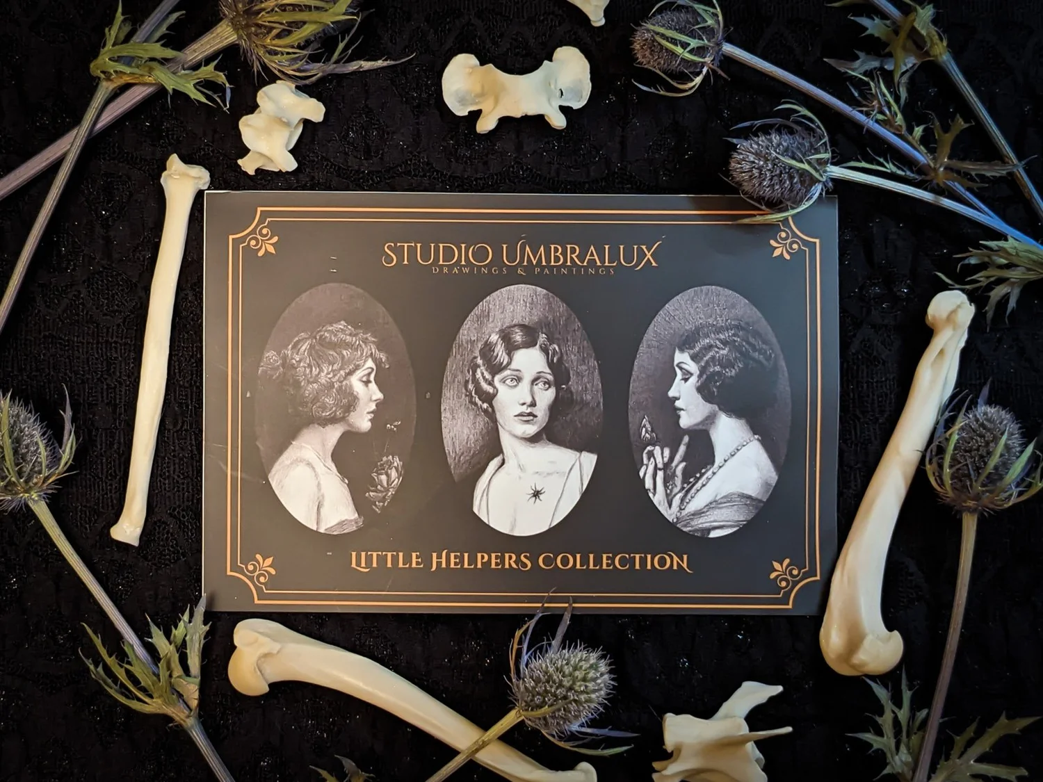 Red rose sticker set-3 matching vinyl 3" — Studio Umbralux