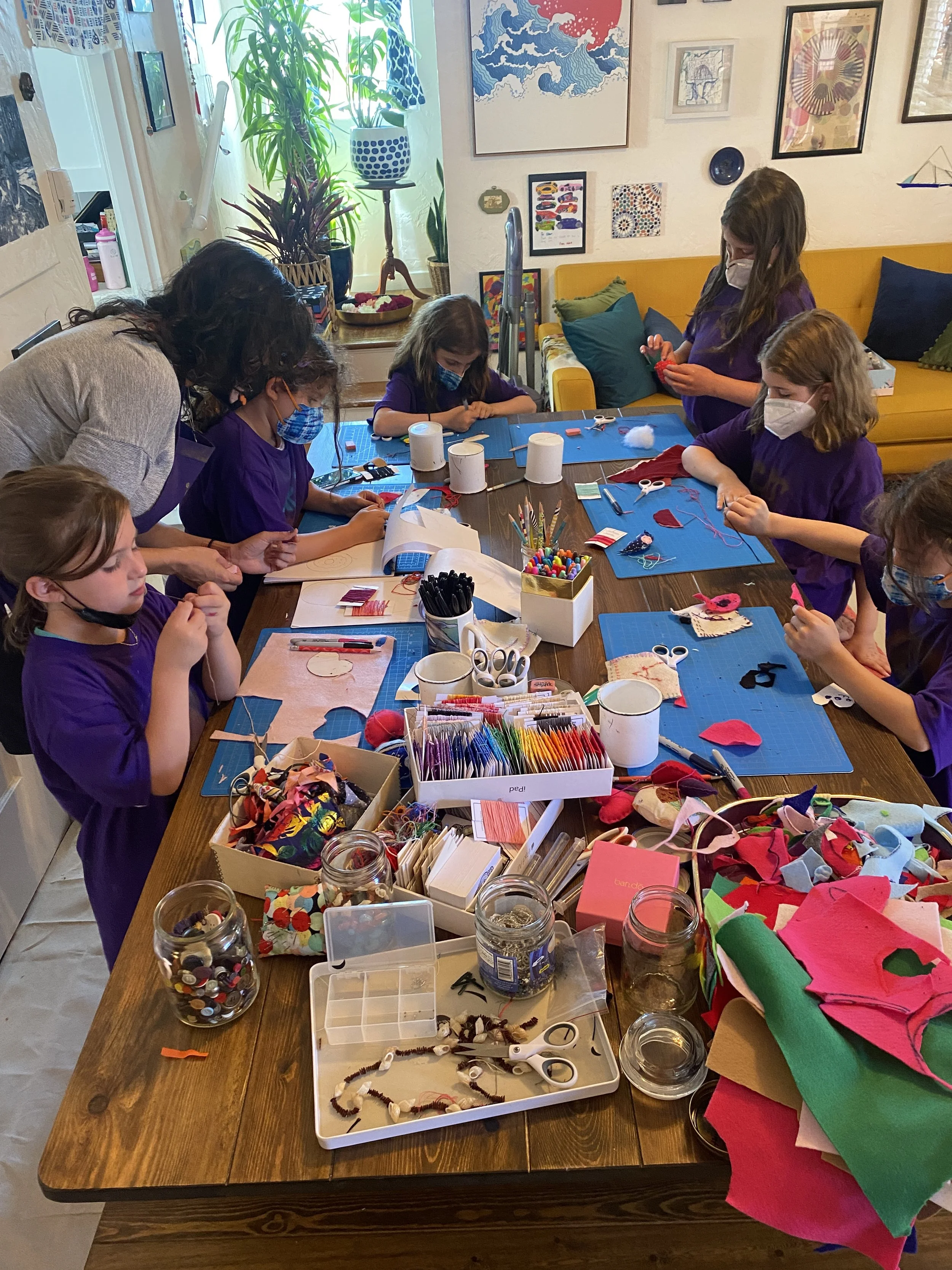 Art Camps — Esther, the art teacher!