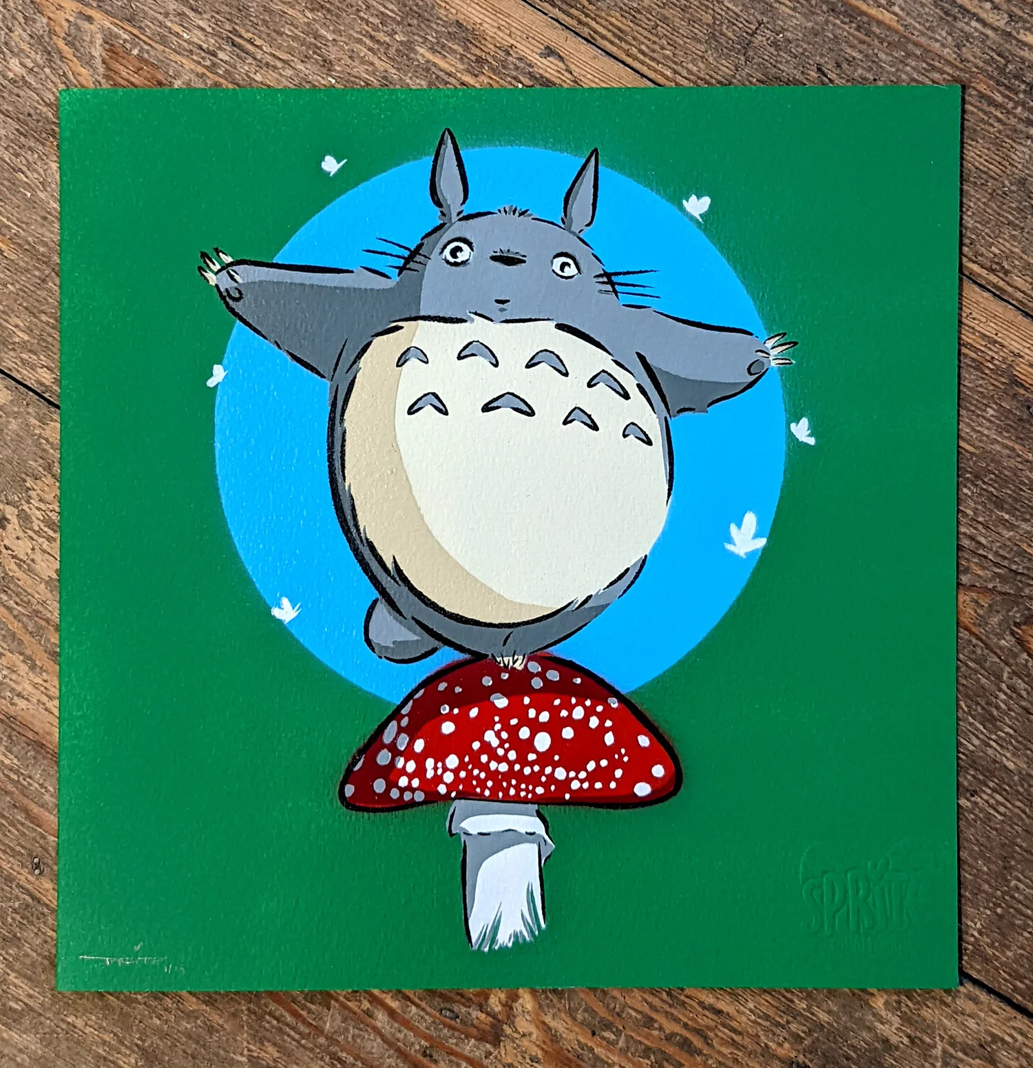 Little Totoro Stencil