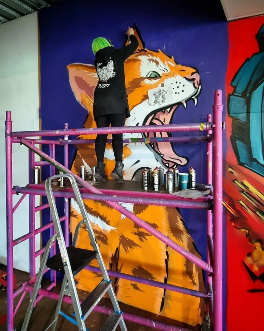 Sprite's Story — Biography of Female Graffiti / Street Artist Based in ...