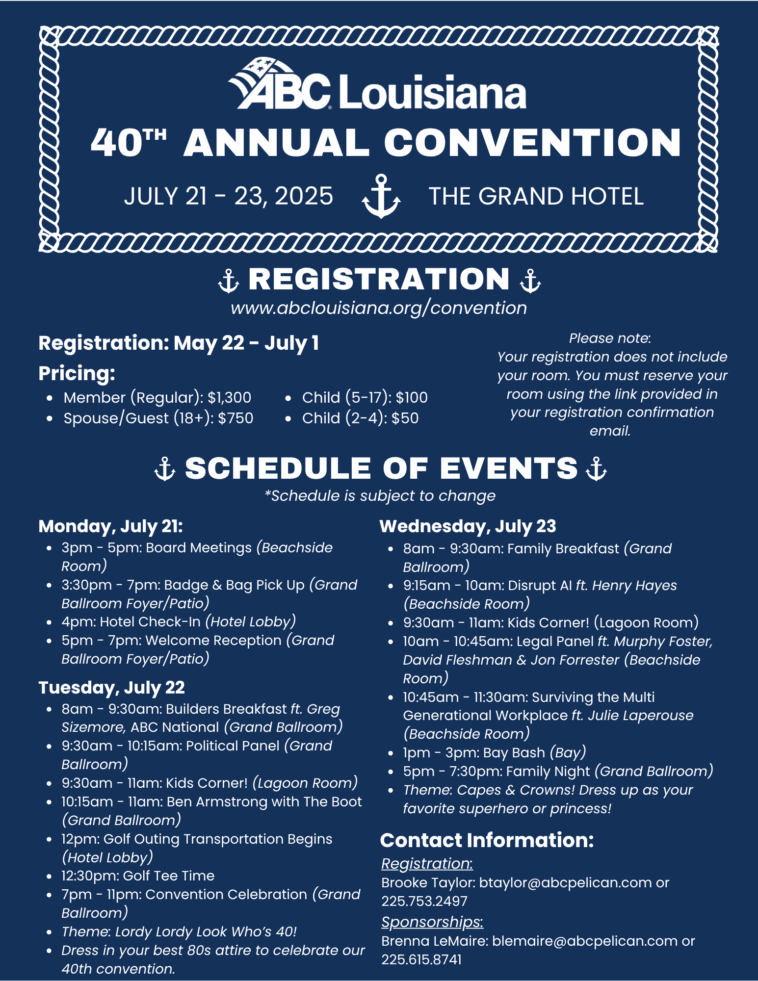 Convention — ABC of Louisiana