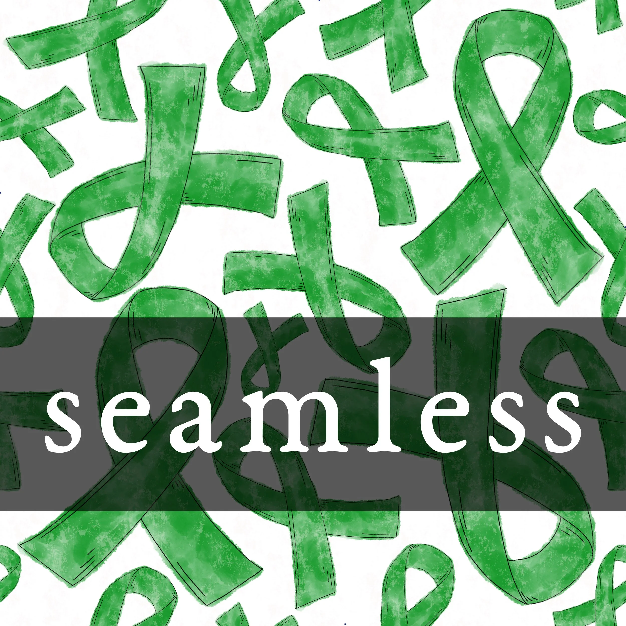 Awareness Ribbon | Kidney Disease Awareness/Organ Donor — RaeCulverSeamless