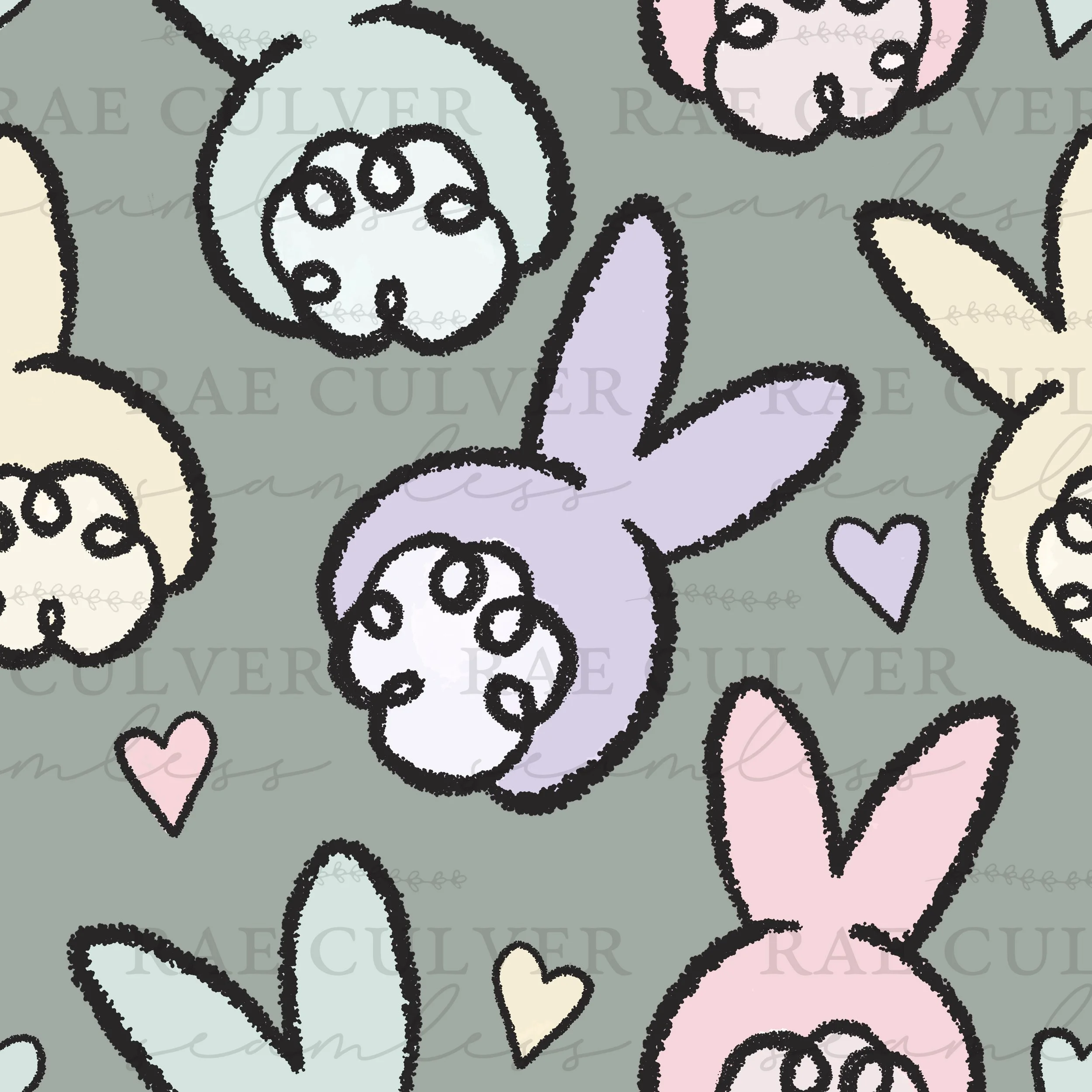 Bunny Doodles — RaeCulverSeamless
