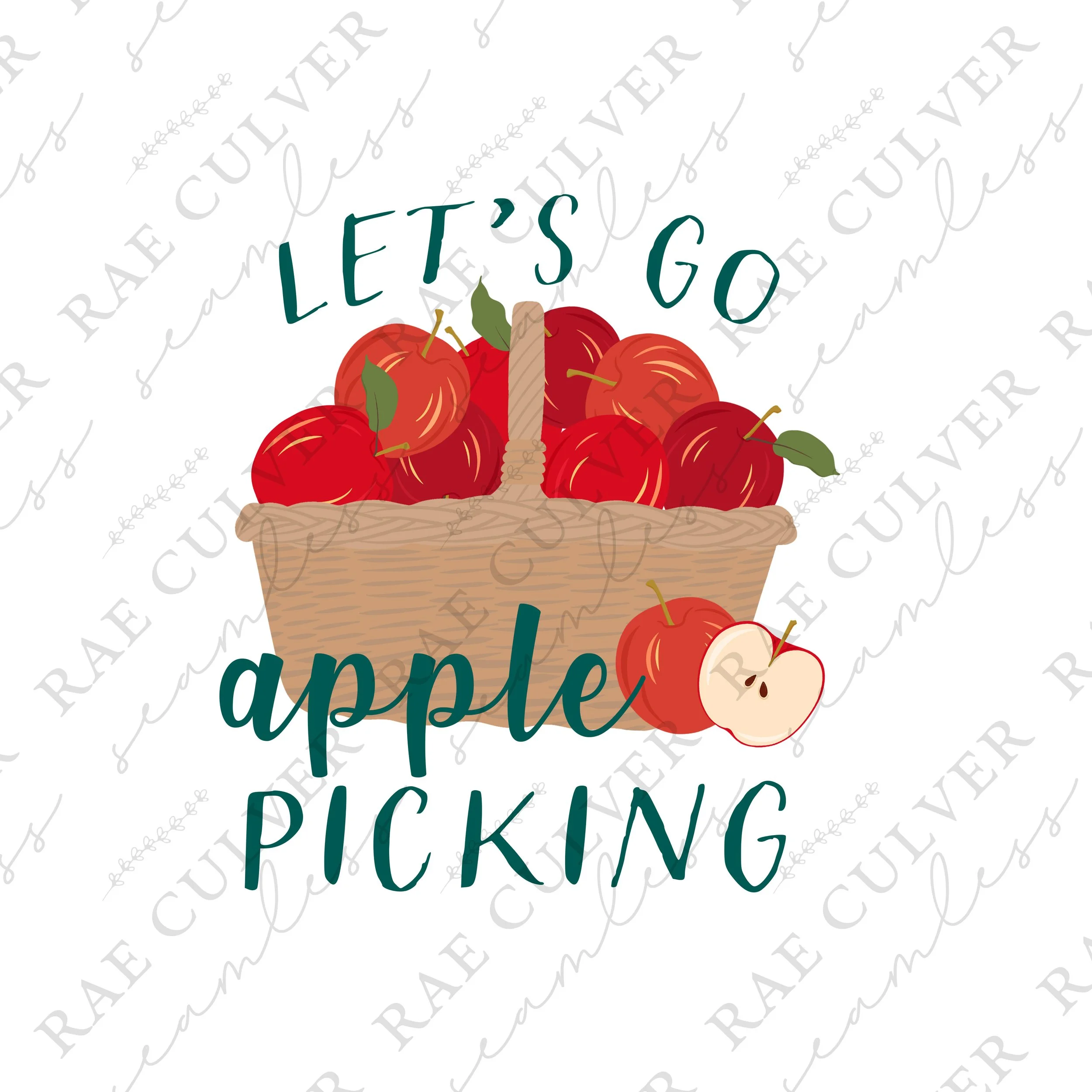 Let's Go Apple Picking Sub — RaeCulverSeamless