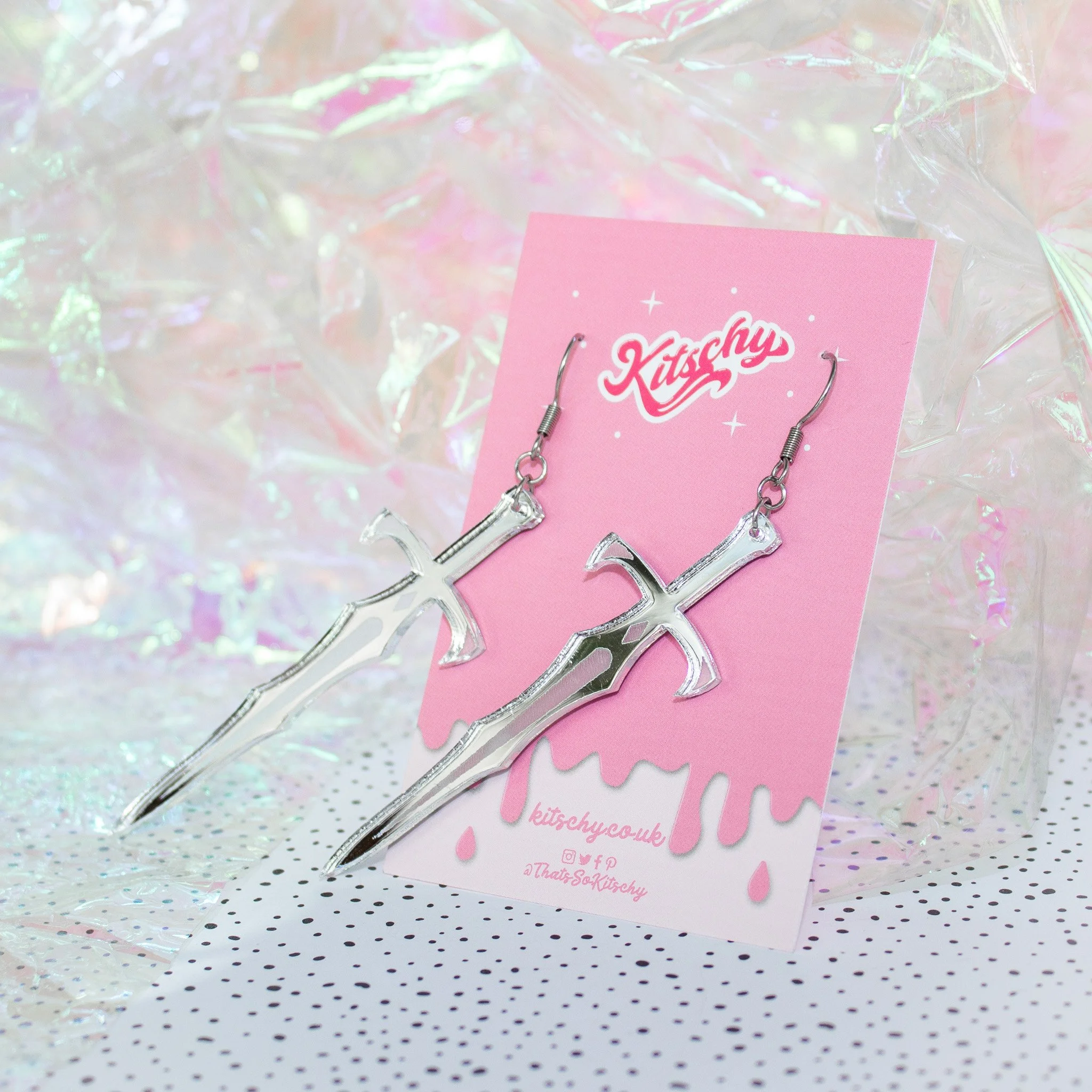 Hazbin Hotel Lute Exorcist Mask Angels Earrings — Kitschy - Handmade ...