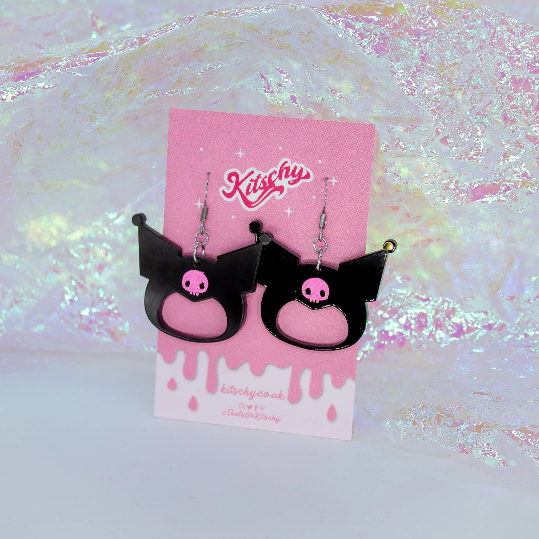 Hazbin Hotel Lute Exorcist Mask Angels Earrings — Kitschy - Handmade ...