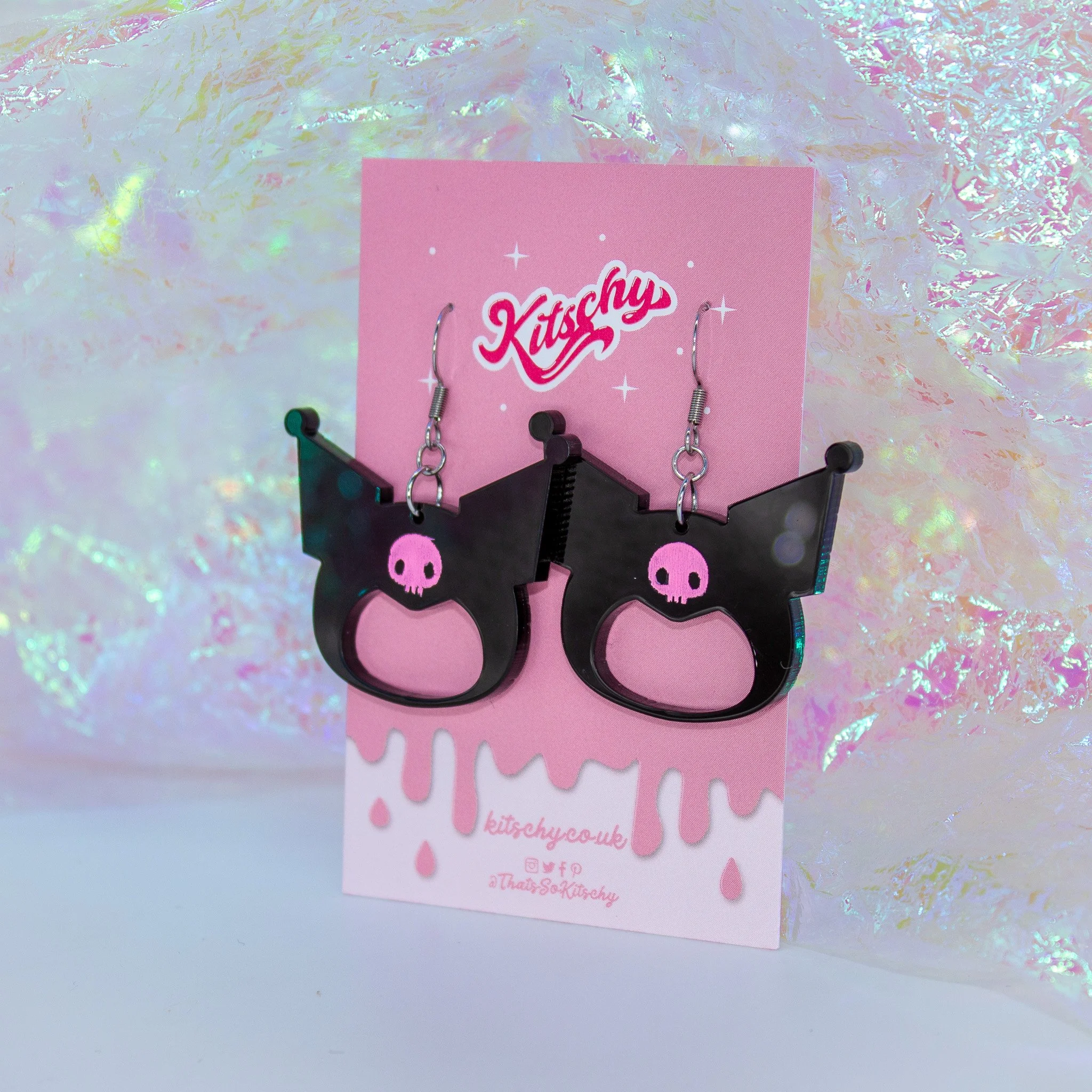 Hazbin Hotel Lute Exorcist Mask Angels Earrings — Kitschy - Handmade ...