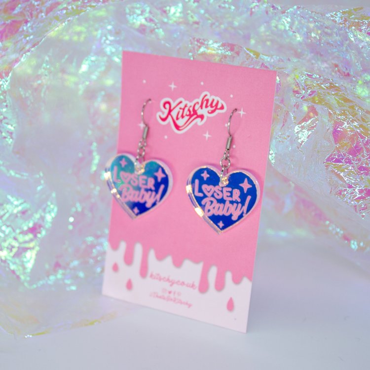 Hazbin Hotel Lute Exorcist Mask Angels Earrings — Kitschy - Handmade ...