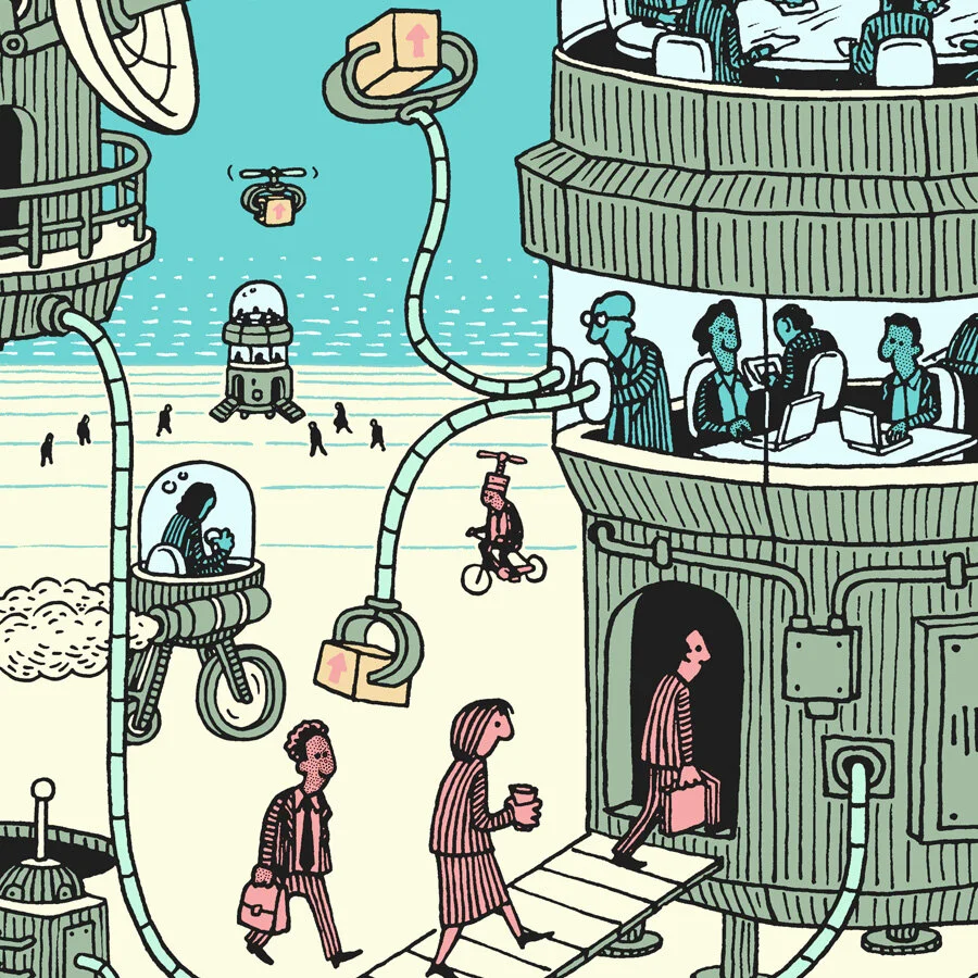 Words and Drawings by Tom Chitty