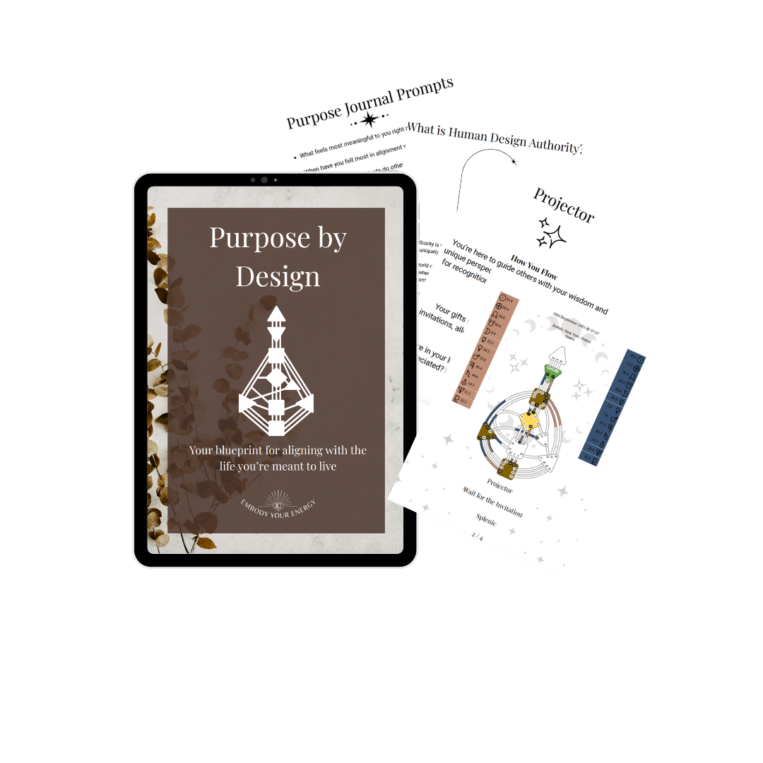 Human Design Chart & Report — Embody Your Energy