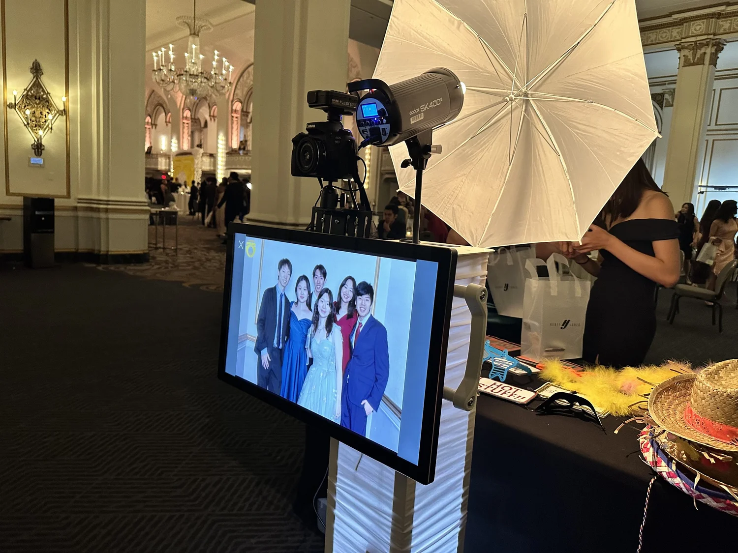 Interactive Touchscreen Photo Booth for Rental