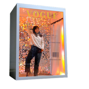 Vogue Magazine Box Photo Booth Rental for Memorable Events