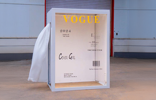 Vogue Magazine Box Photo Booth Rental for Memorable Events