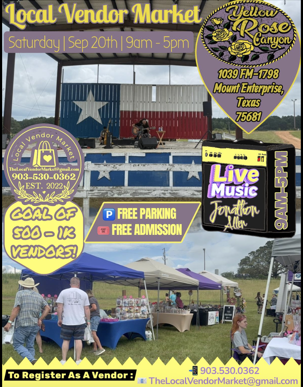 Events at Yellow Rose Canyon – Premier East Texas Venue Near Mt ...