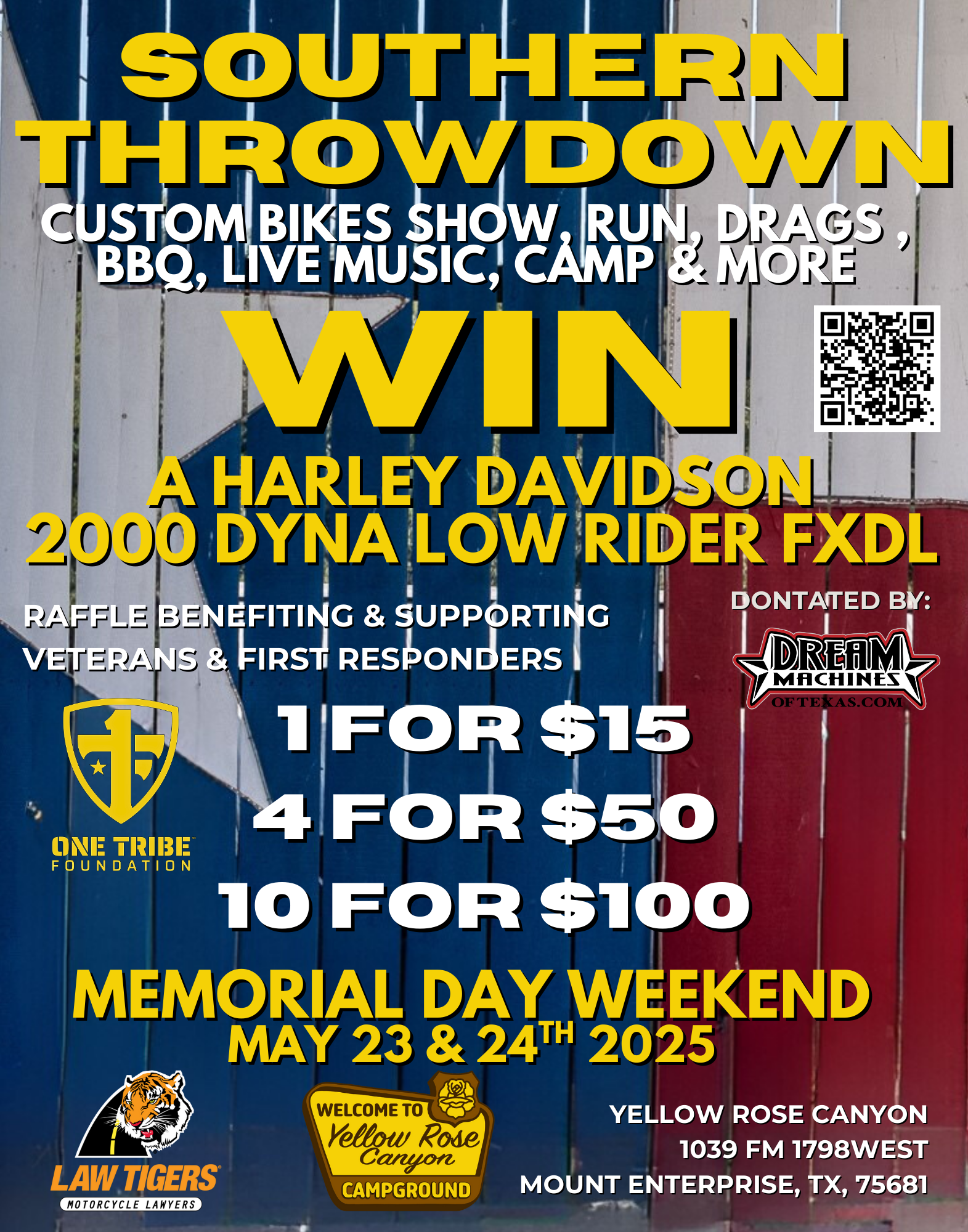 Southern Throwdown Motorcycle show, run, campout all at Yellow Rose ...