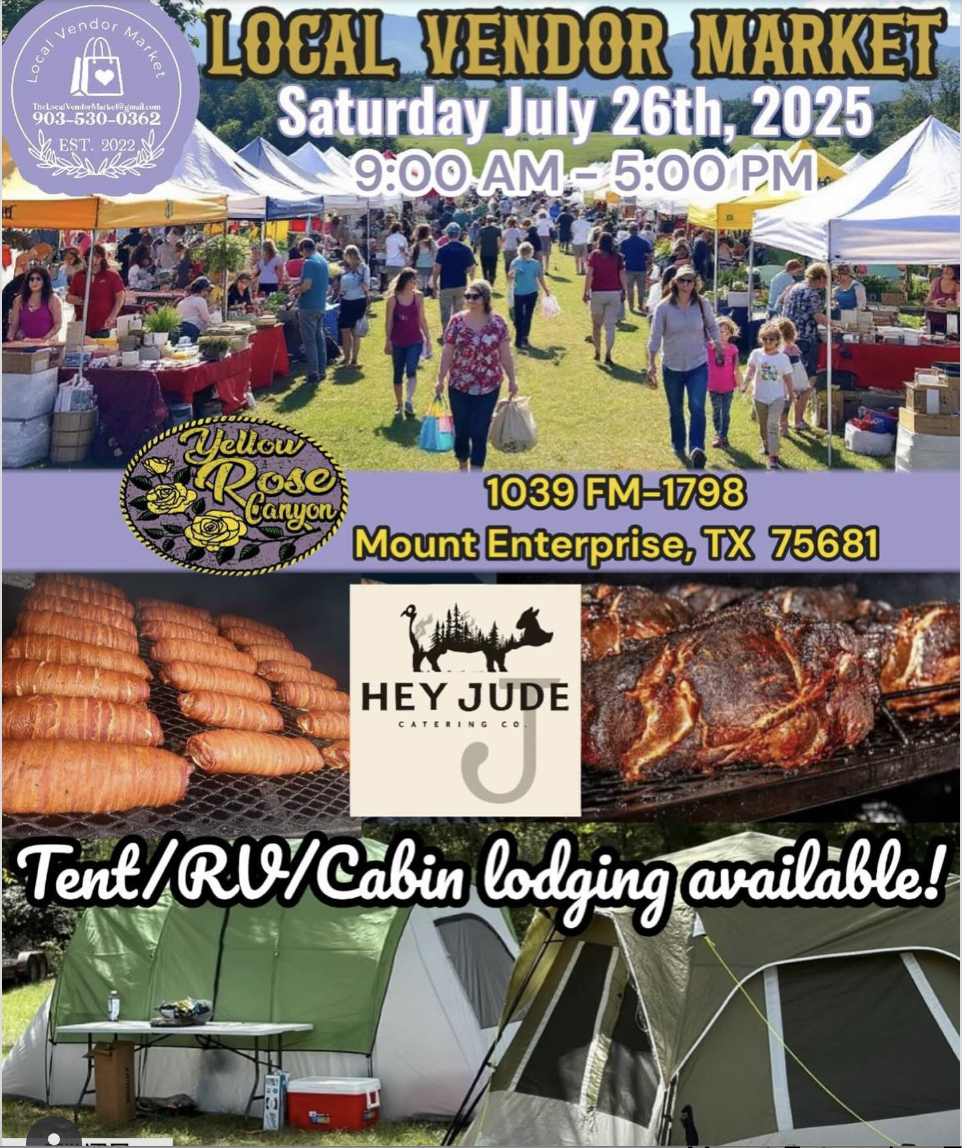 Events at Yellow Rose Canyon – Premier East Texas Venue Near Mt ...