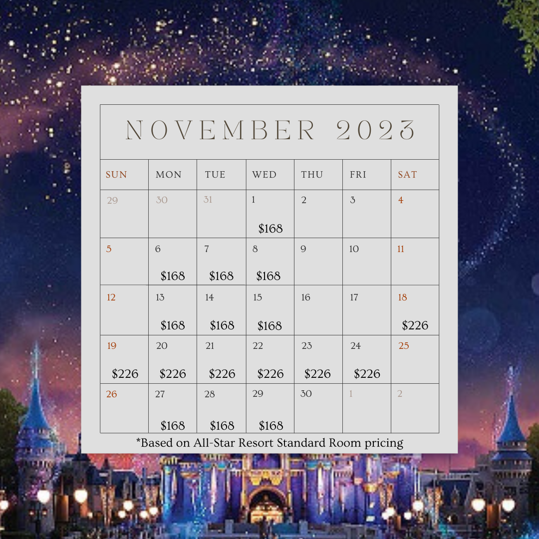 Least and Most Expensive Days at Disney World Resorts — Magic Me Vacations
