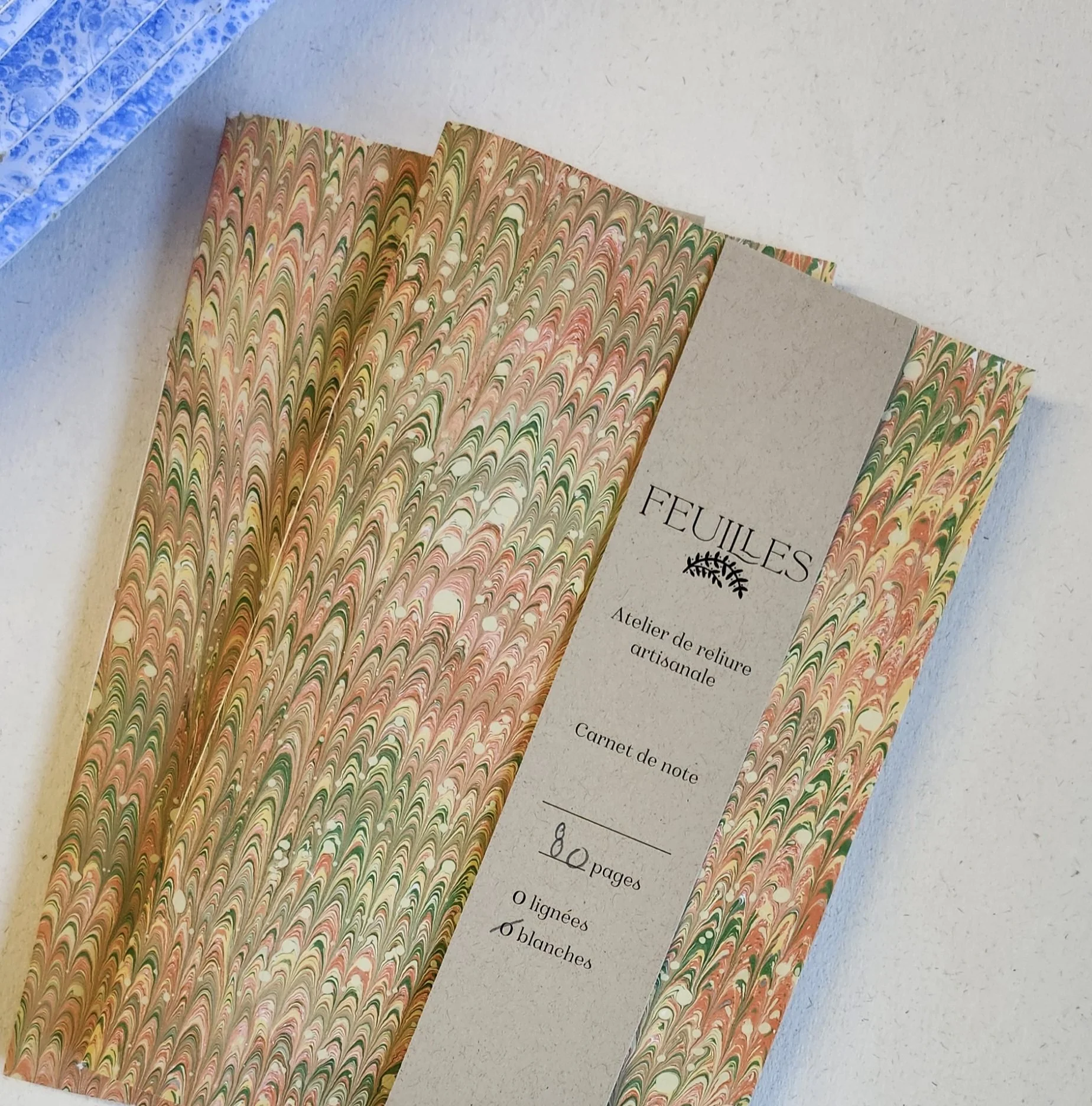 carnet de note — FEUILLES