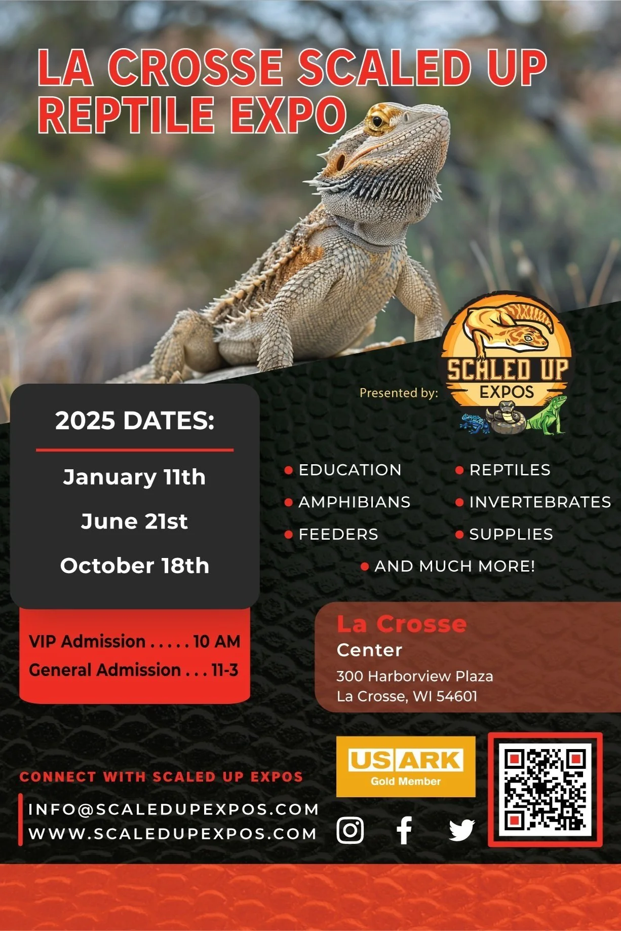 La Crosse, WI — Scaled Up Reptile Expo