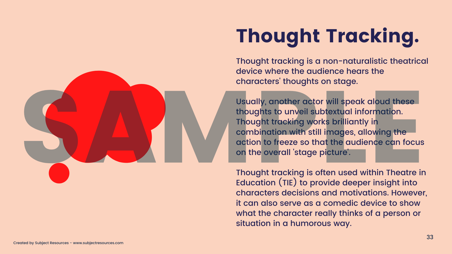 Devising Drama Resource Pack | GCSE & A Level — SubjectResources.com