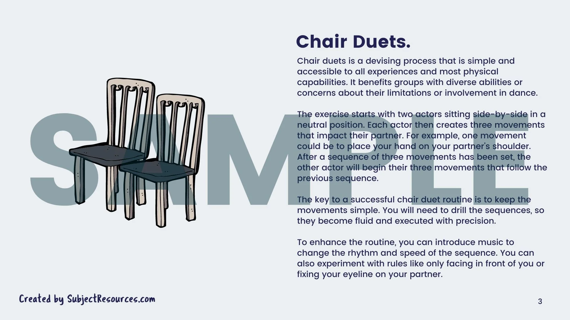 Physical Theatre - Resource Pack — SubjectResources.com