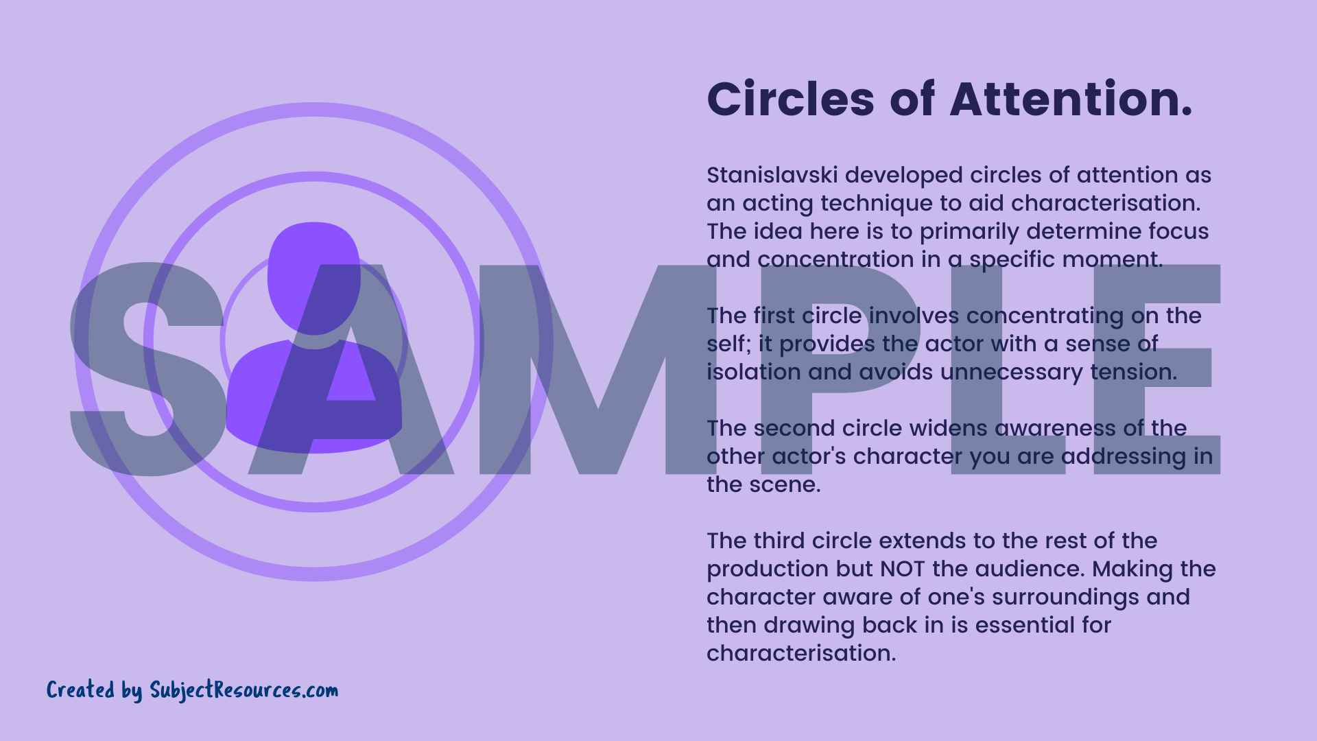 Stanislavski Resource Pack — SubjectResources.com