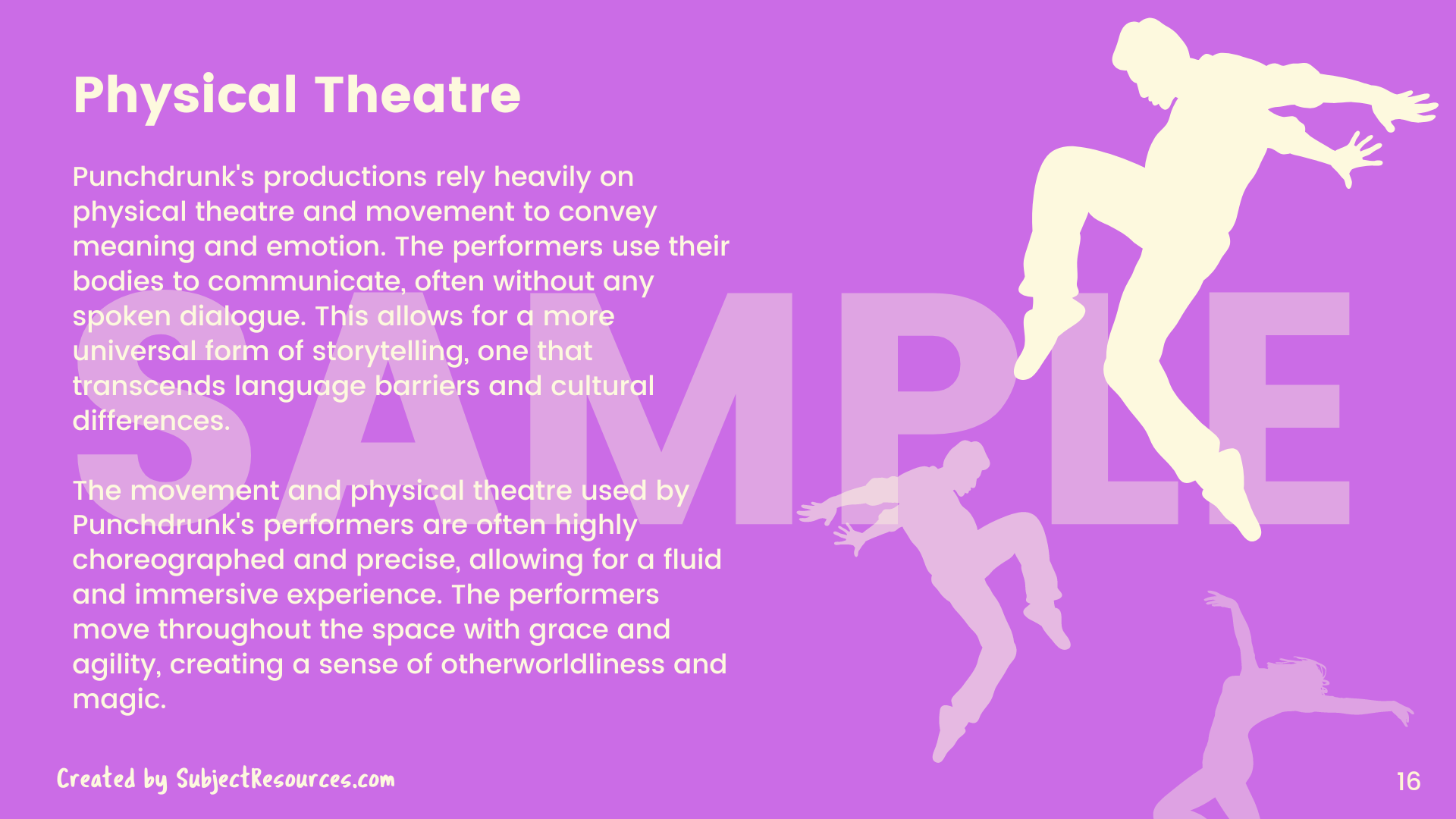 Punchdrunk Practitioner Pack | GCSE & A Level — SubjectResources.com