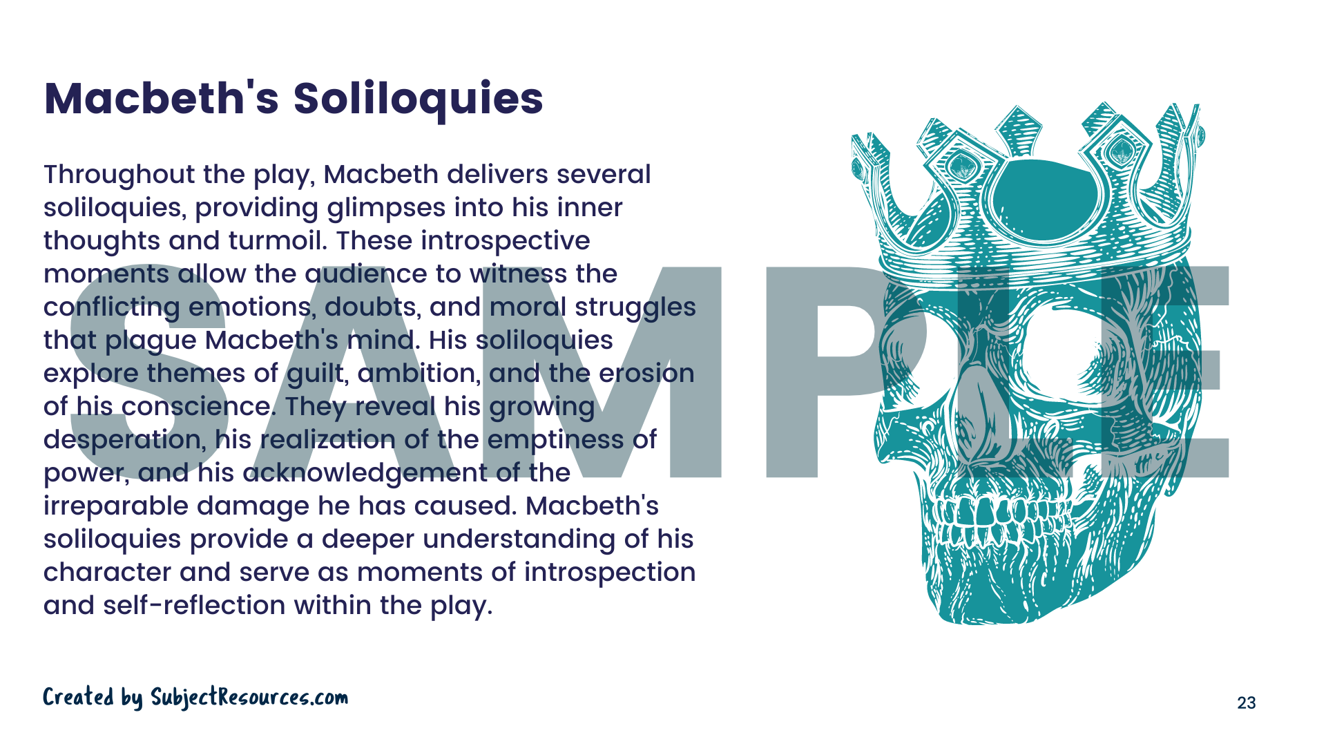 Macbeth - English Resource Pack — SubjectResources.com