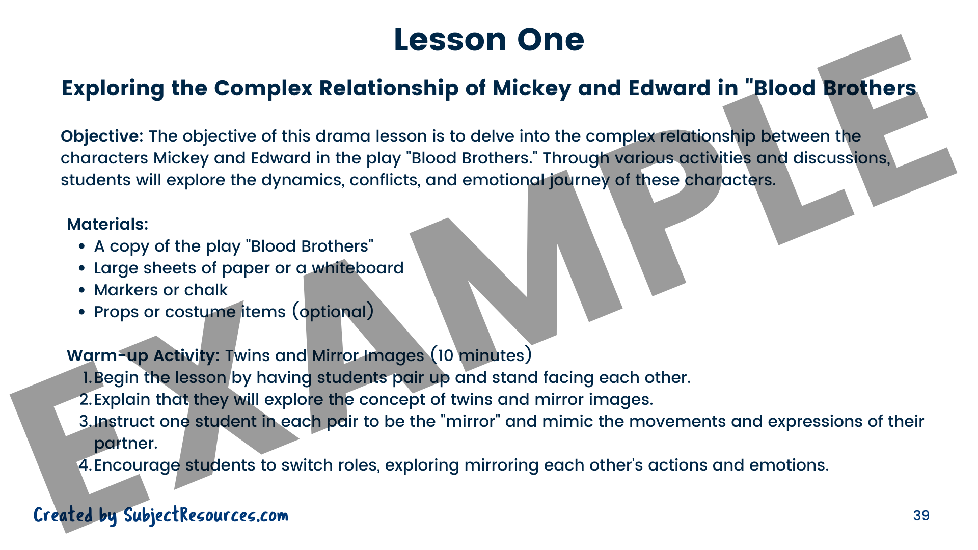 DNA Play Resource Pack — SubjectResources.com