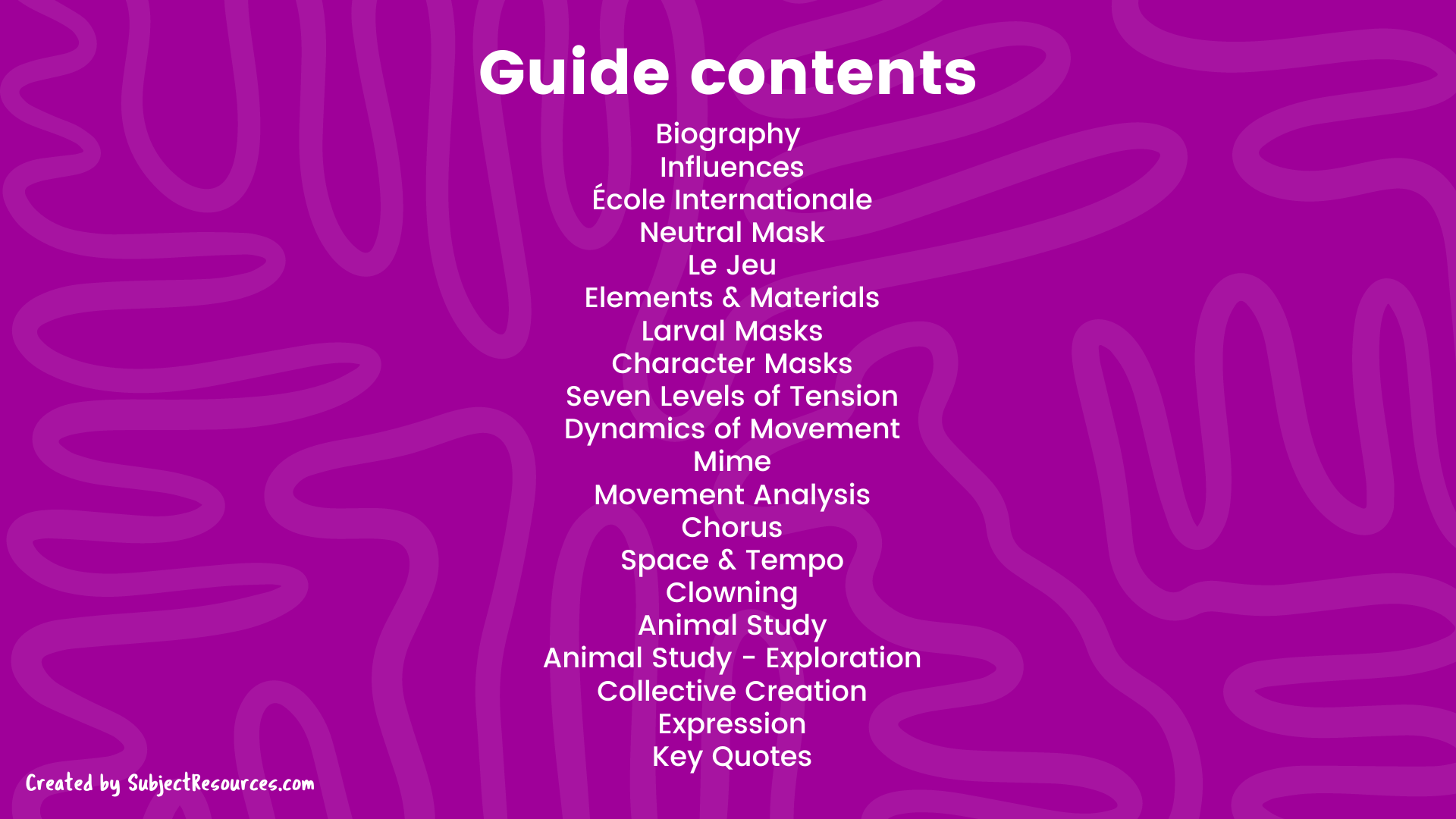 Punchdrunk Practitioner Pack | GCSE & A Level — SubjectResources.com