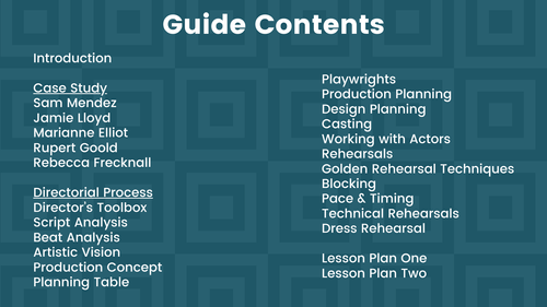 GCSE & A Level Lighting Design Resource Pack - Theatre ...