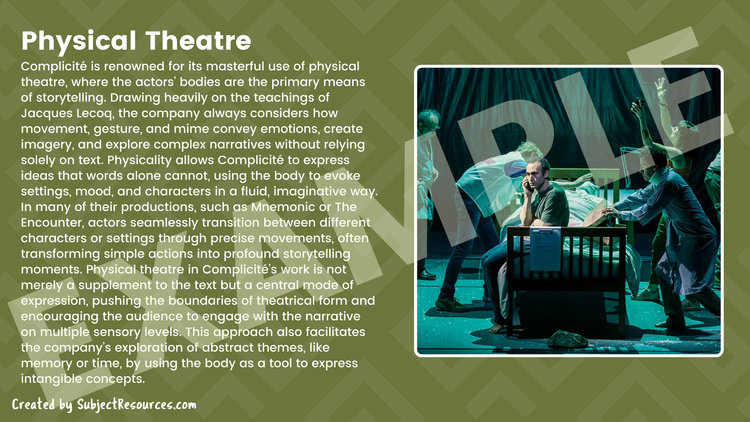 Steven Berkoff Drama Practitioner Resource Pack — SubjectResources.com