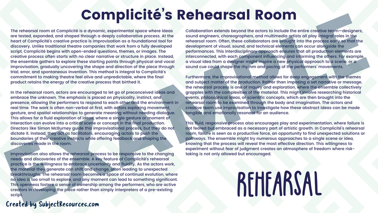 Steven Berkoff Drama Practitioner Resource Pack — SubjectResources.com